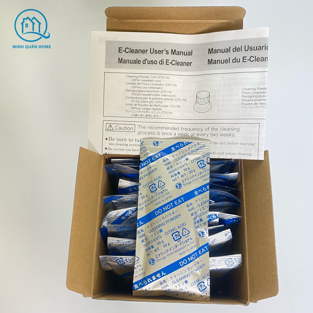 Bột Acid Citric vệ sinh máy Kangen CHÍNH HÃNG ENAGIC Gói vệ sinh máy (E-Cleaning Powder) 30g ...