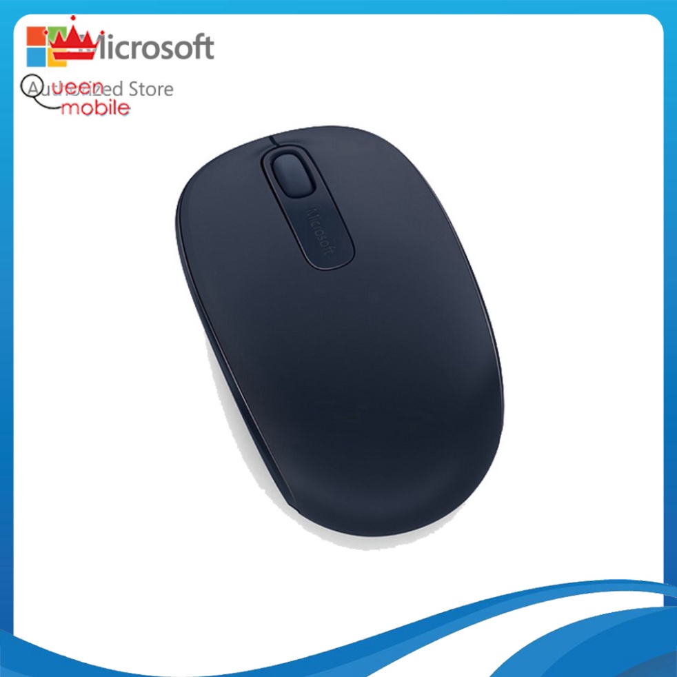 Chuột không dây Microsoft 1850 Xanh đen [Queen Mobile] | Shopee Việt Nam