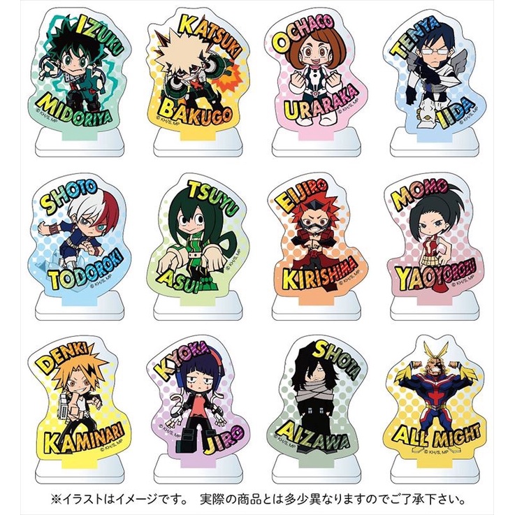 [HOSHI] Mô hình mini Standee, Keychain : MHA, Haikyu, SPYxFAMILY, Blue ...