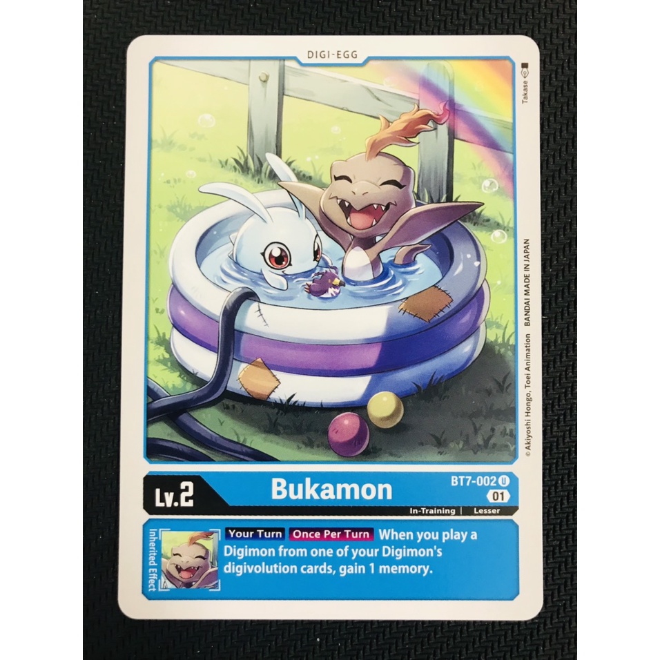 Thẻ bài Digimon BT7-002 - Bukamon - Digi-Egg - Uncommon | Shopee Việt Nam