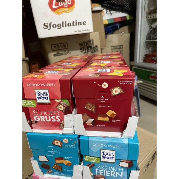 Socola ritter sport hộp vuông(176g) | Shopee Việt Nam