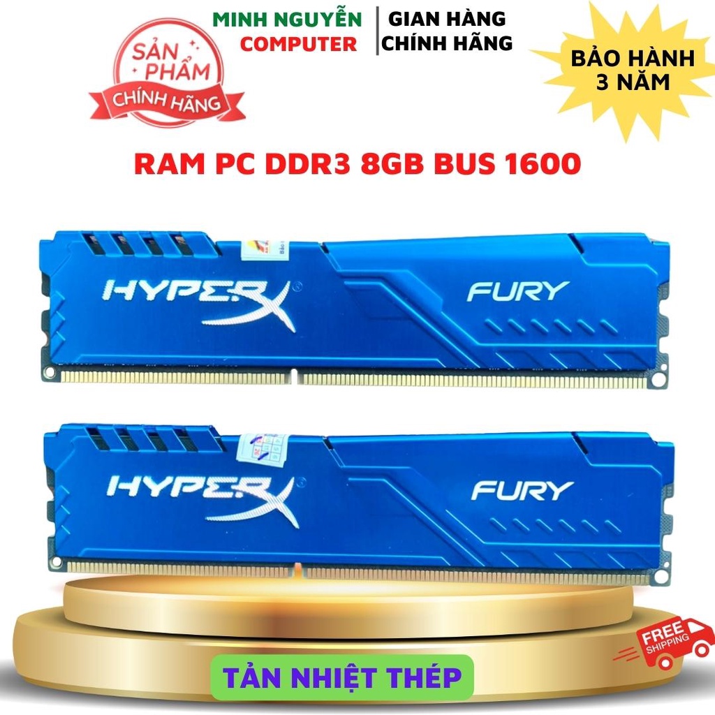 Ram DDR3 8GB 1600Mhz 1.2V Kingston Tản HyperX, Ram PC3 8GB 12800 - New ...