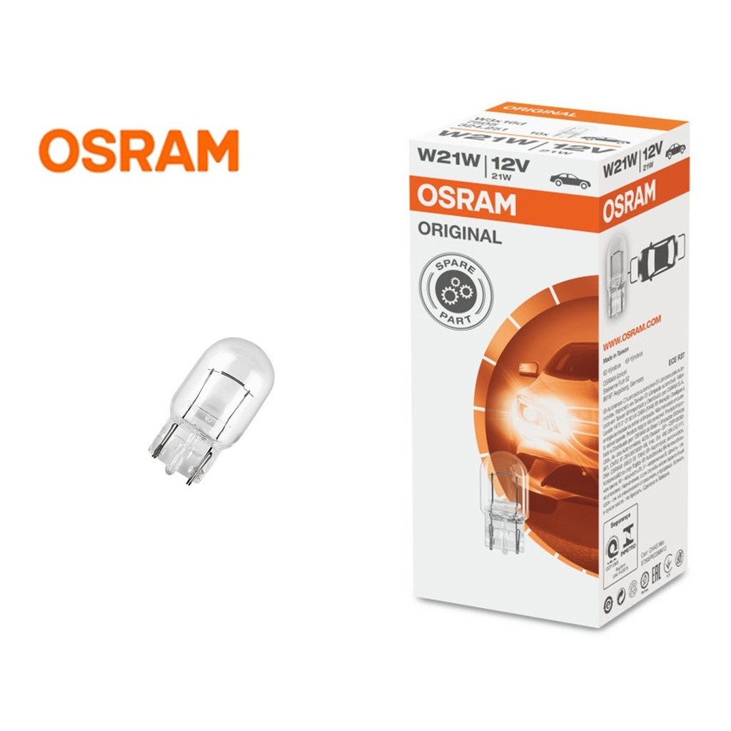 (Nhập khẩu chính hãng) Bóng Đèn Xi Nhan OSRAM W21W 12V chân ghim lớn 1 tim | Shopee Việt Nam
