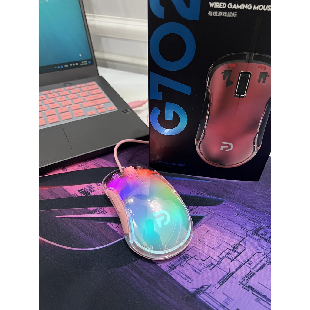 [Video/Ảnh thật] Chuột Gaming Trong Suốt G702 - ĐÈN LED FULL CHUỘT - Có ...