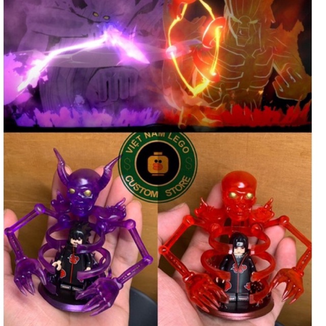 Gduck_custom Phụ kiện minifigures: Susano dạng 1 của tộc uchiha( không ...
