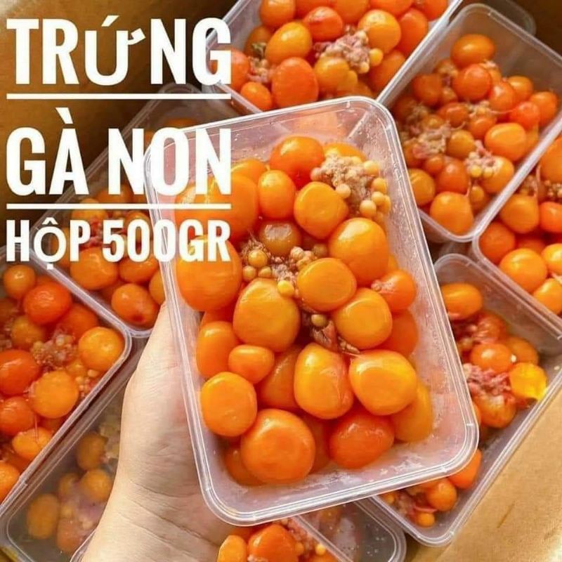Trứng gà non. Hộp 500g. (giao hỏa tốc) | Shopee Việt Nam