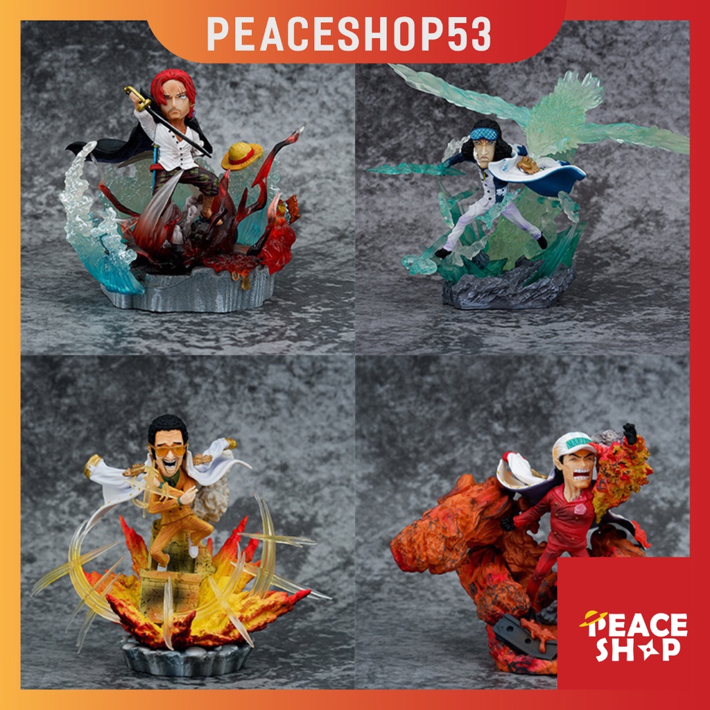 Mô hình One Piece chibi G5Luffy Shank Katakuri Law Kizaru figure anime ...