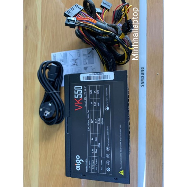 Nguồn máy tính AIGO VK550-550W, Chính hãng, bảo hành 36 tháng | Shopee Việt Nam