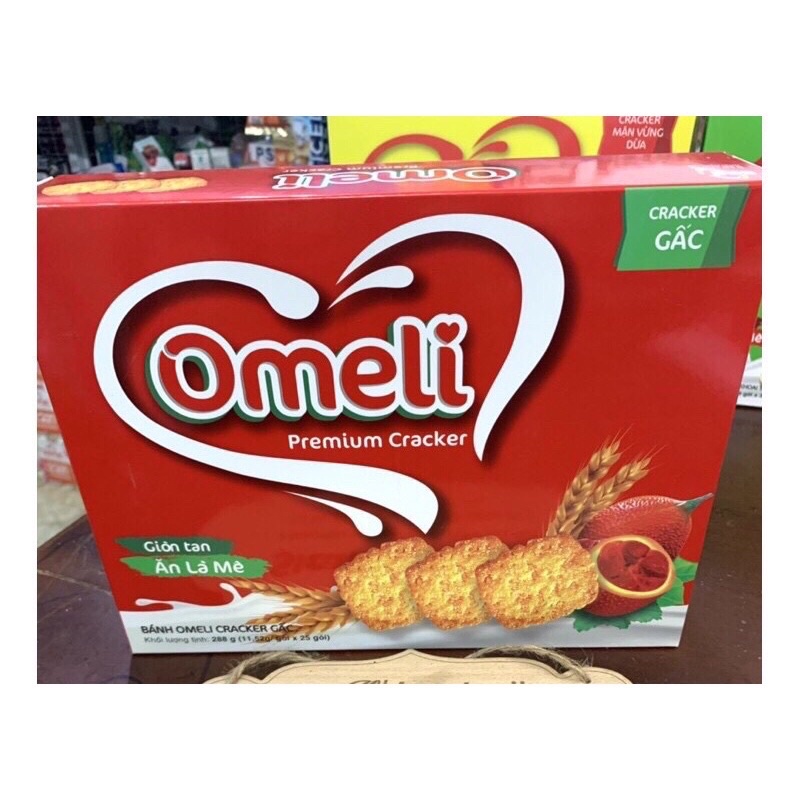 Bánh Khoai Tây Omeli Cracker Hộp 288g(24 gói x12g) | Shopee Việt Nam