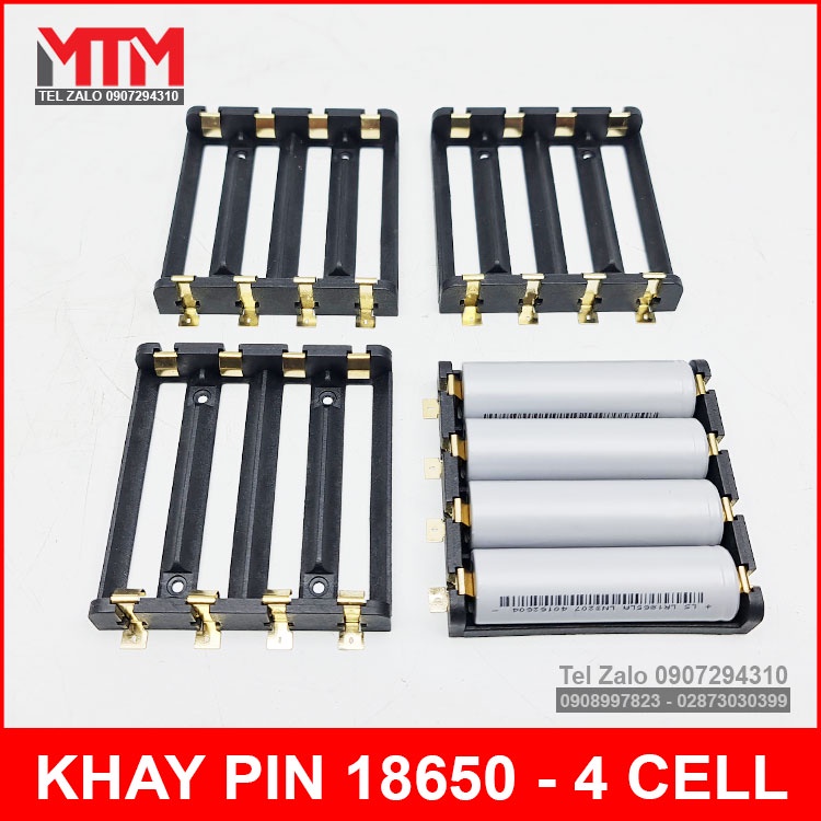 Khay pin 18650 SMT SMD chân đồng 4 cell loại tốt | Shopee Việt Nam
