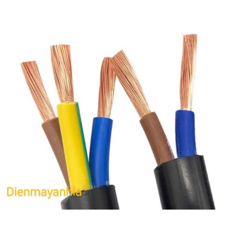 [combo 30m, 50m ] dây điện 3x2,5 Cu/PVC/PVC 300/500V Dongnew Hàn Quốc ...