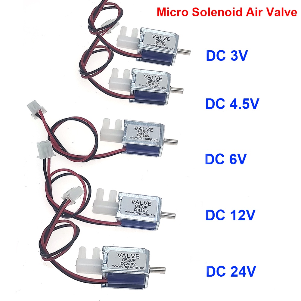 Van Điện Từ Mini 2 Đầu 3 Pha Dc 4.5V 6V 12V 24V | Shopee Việt Nam