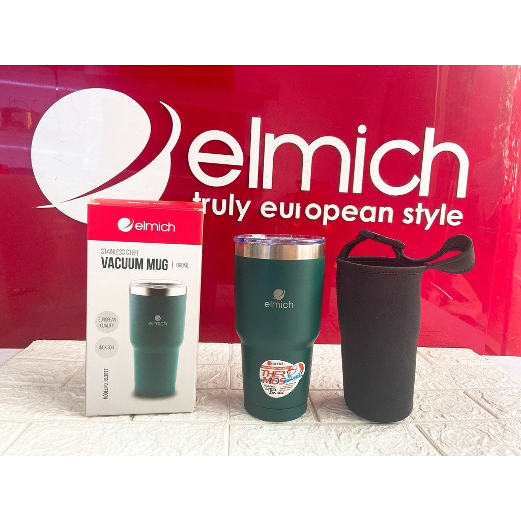 Cốc giữ nhiệt Elmich inox 304 890ml EL3677 | Shopee Việt Nam