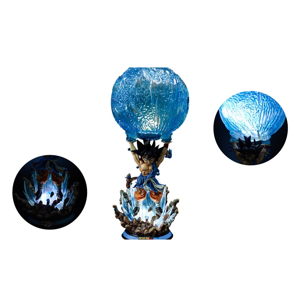 Mô hình nhân vật Dragonball chibi Songoku Spirit bomb có đèn 50cm FG119 ...