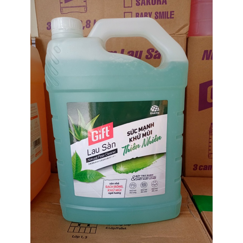 Nước Lau Sàn GIFT ĐẬM ĐẶC CAN 3.8KG | Shopee Việt Nam