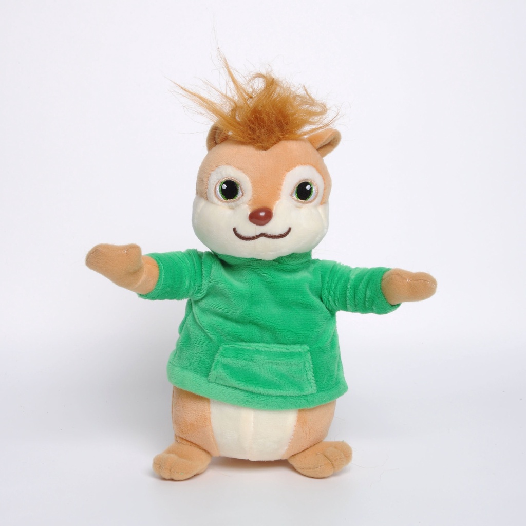 Sitting Alvin and The Chipmunks Red Alvin Simon Theodore Plush Toy ...
