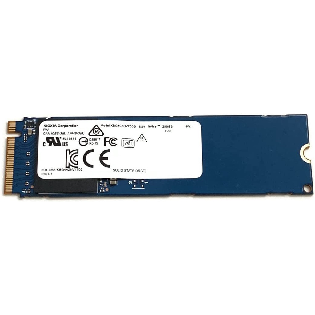 SSD 256GB Kioxia M.2 2280 NVMe PCIe Gen3 x4 KBG40ZNV256G | Shopee Việt Nam