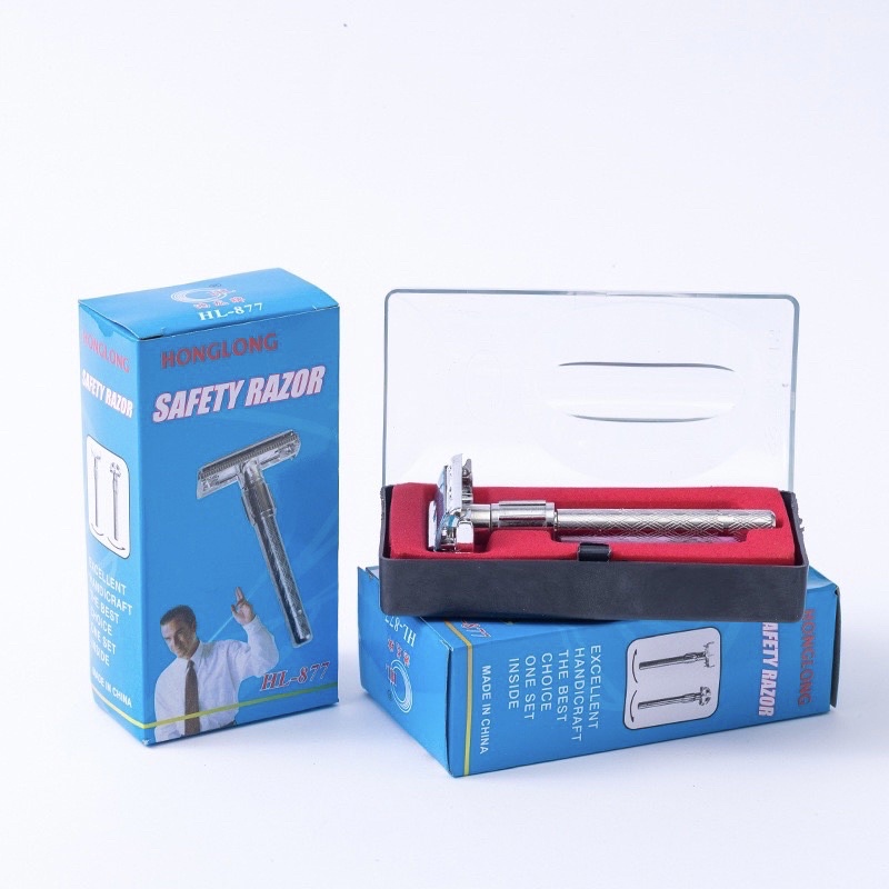 [Top Value] ( Lốc 10 hộp) Dao cạo râu HL877 - Mẫu kèm lưỡi Hộp xanh ...