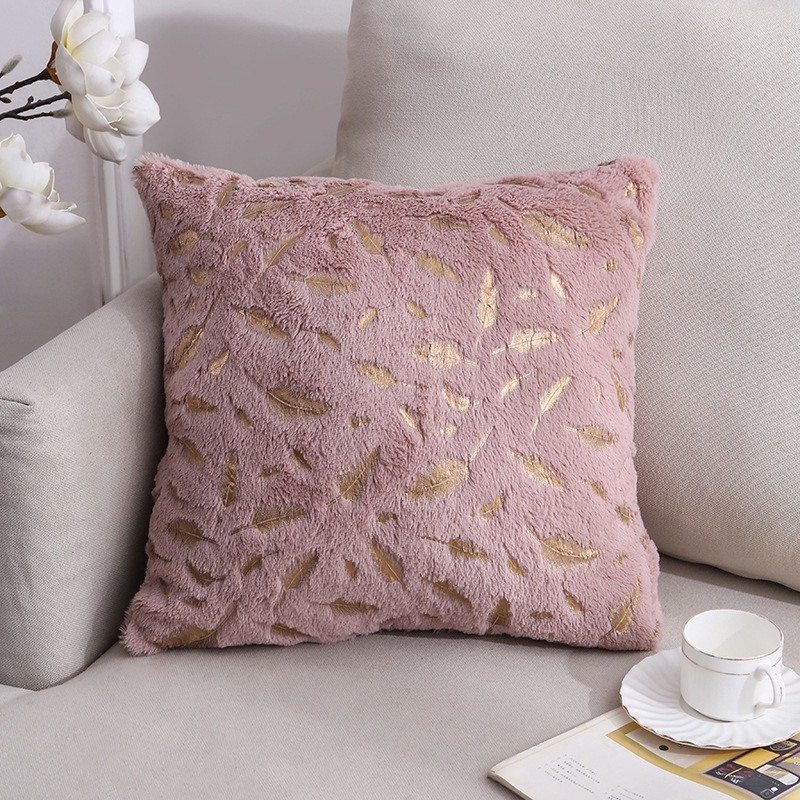 Vỏ gối sofa GOO Decor vải nhung lông, bọc gối tựa sofa 45x45 hình vuông ...