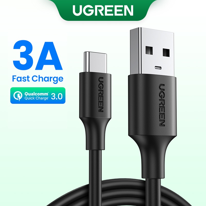 Dây cáp sạc nhanh/ truyền dữ liệu UGREEN 3A đầu cắm TypeC USB sang Type C | Shopee Việt Nam