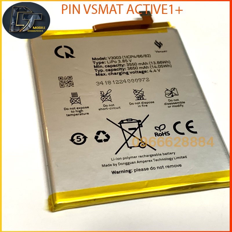 Pin Vsmart Active 1+ New chính hãng, Pin Active1+ | Shopee Việt Nam