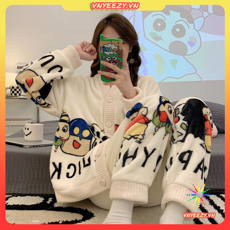 Đồ Ngủ Nhung San Hô Thu đông Dày Dặn Flannel Shopee Việt Nam