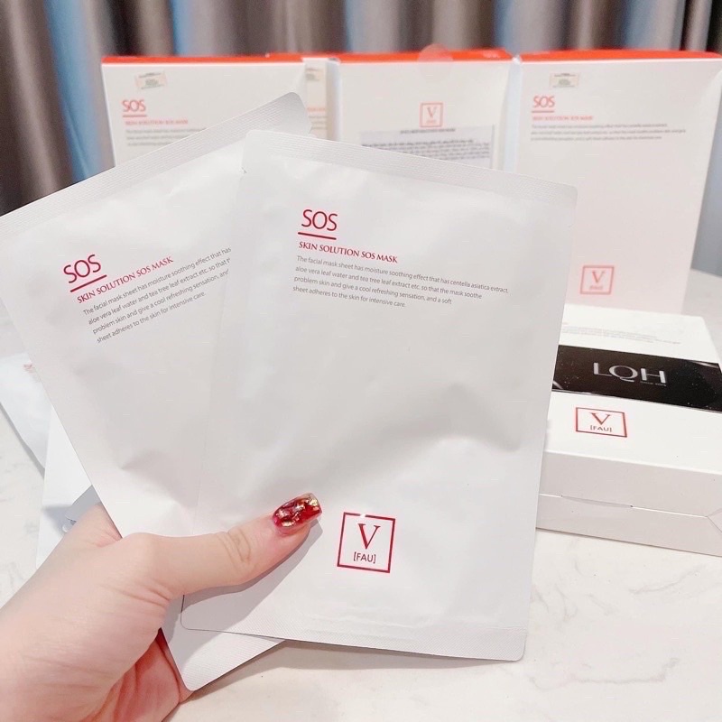 [Lẻ 1 Miếng] Mặt Nạ Fau Skin Solution SOS Mask Làm Lạnh, Phục Hồi, Giảm ...