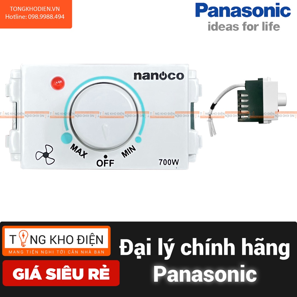 Chiết Áp Quạt Dimmer quạt Nanoco NDF603WL [CHÍNH HÃNG] | Shopee Việt Nam