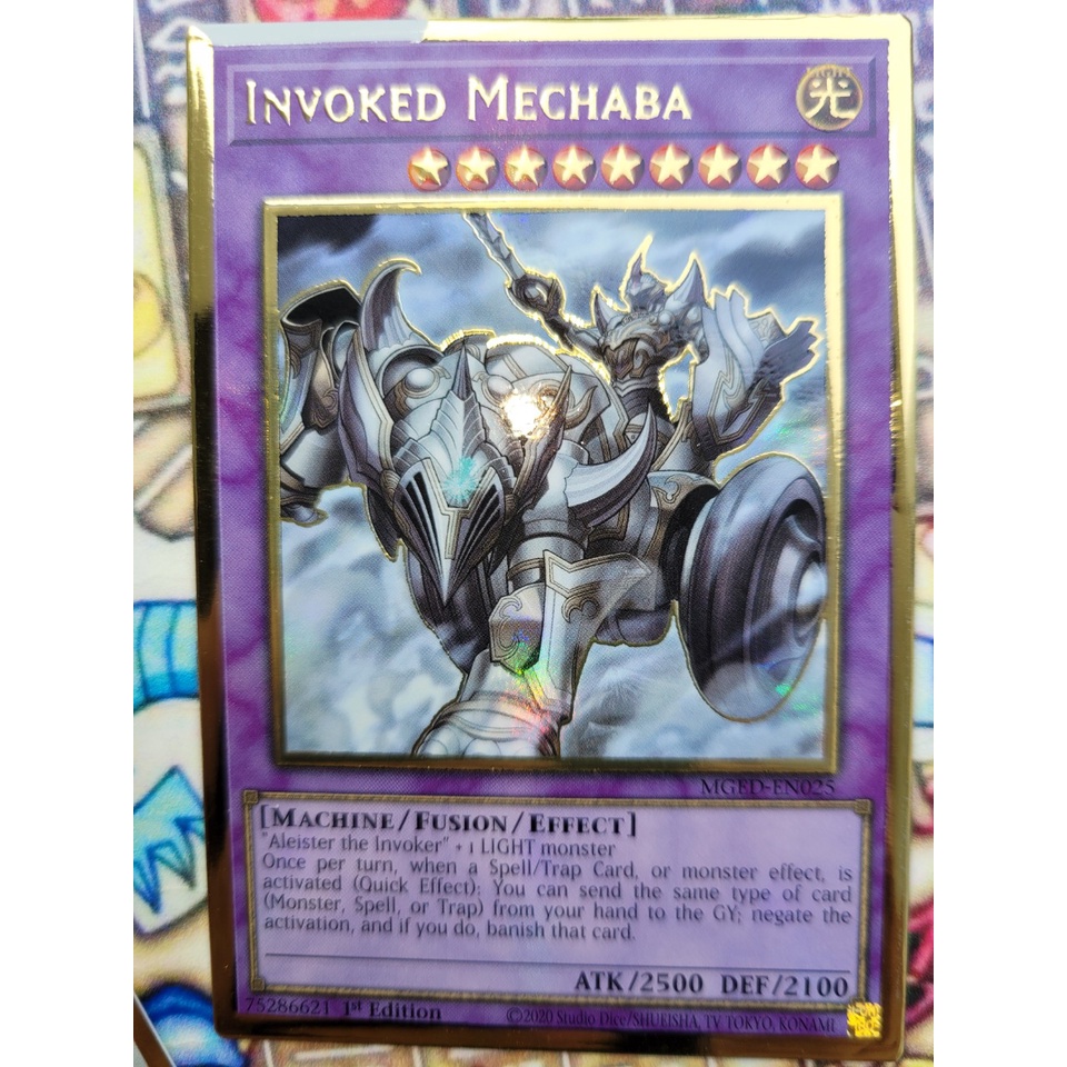 Thẻ bài Yugioh - TCG - Invoked Mechaba / MGED-EN025 | Shopee Việt Nam