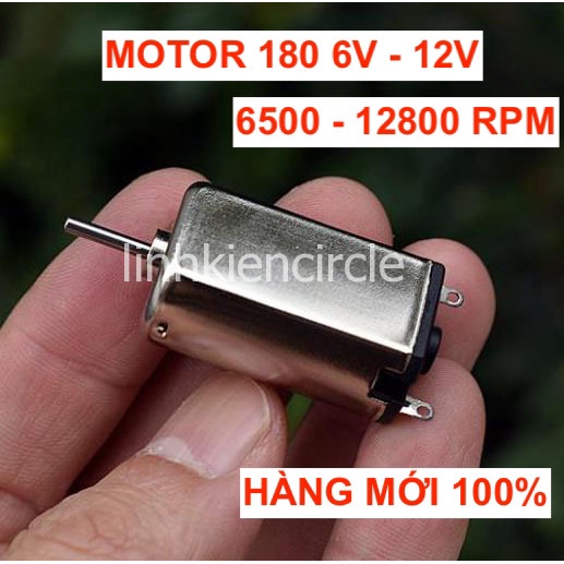 Động cơ mô tơ 180 từ tính mạnh 6V - 12V mô men xoắn cao tốc độ 6500 ...