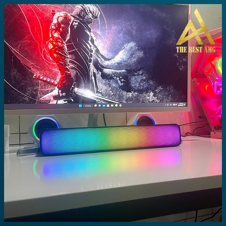 Loa Thanh Máy Tính Gaming Loa Soundbar Bluetooth Led RGB Simetech KQ ...