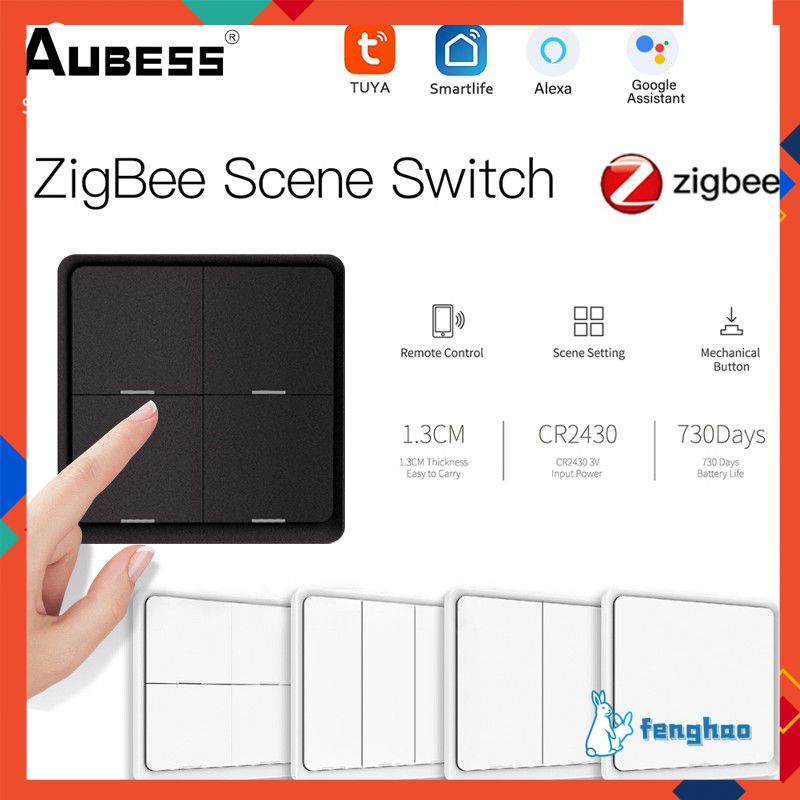 GOOGLE Công Tắc Điều Khiển Thông Minh zigbee 4 gang 12 Cho Nhà Ở | Shopee Việt Nam