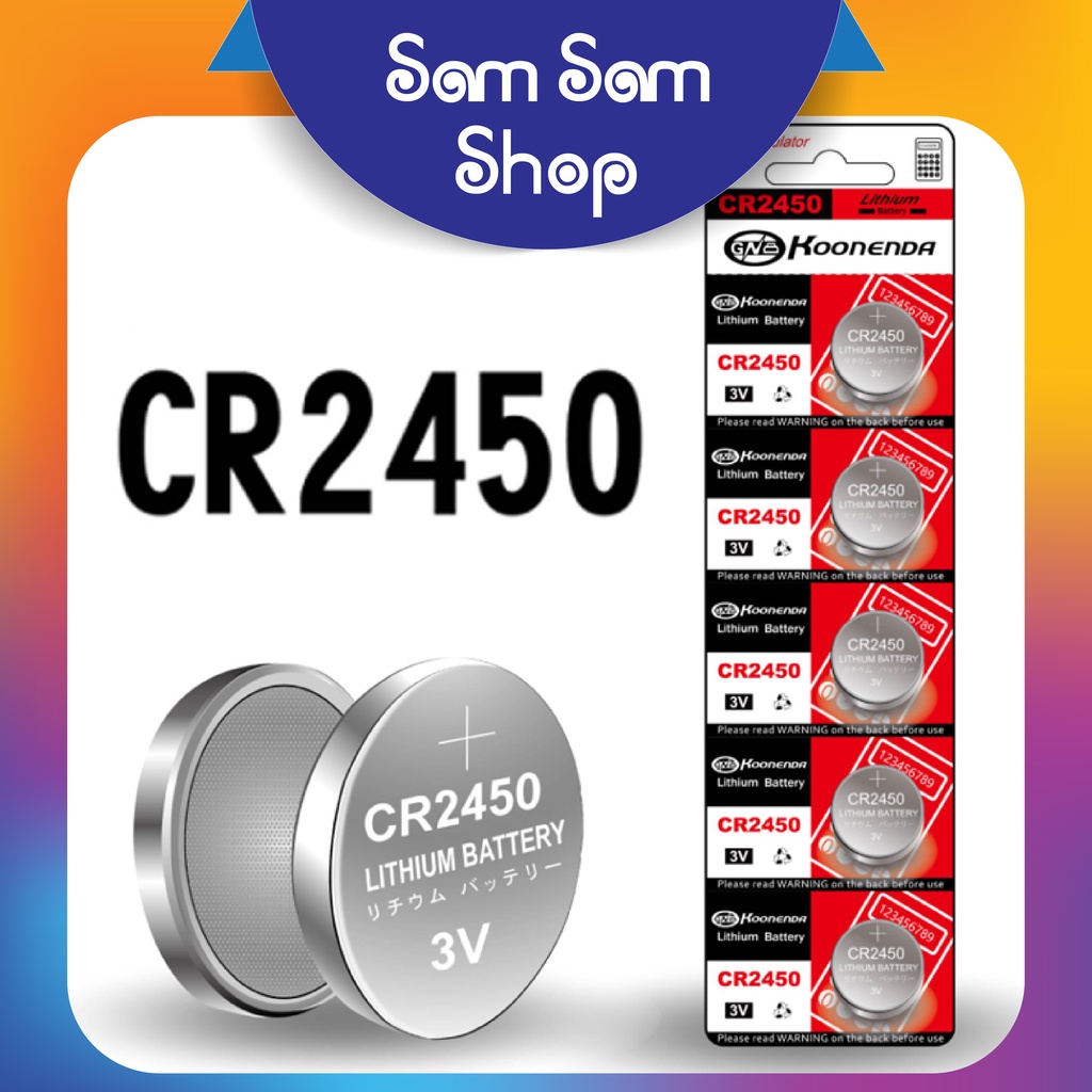 Pin CR2450 3v hàng chính hãng - Giá bán lẻ 1 viên | Shopee Việt Nam