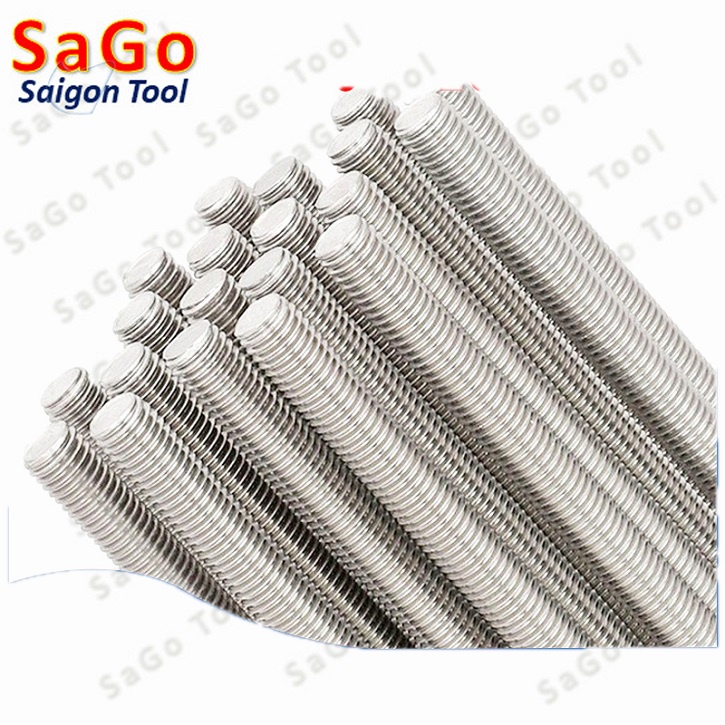 Cây ty ren INOX 304 M3 M4 M5 M6 M8 M10 | Shopee Việt Nam
