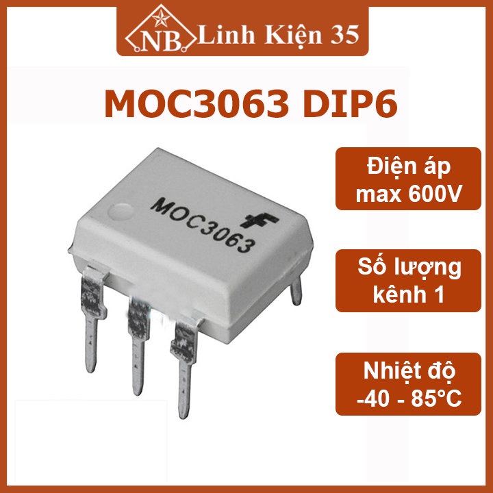Ic cách ly quang MOC3063 chân cắm DIP6 | Shopee Việt Nam