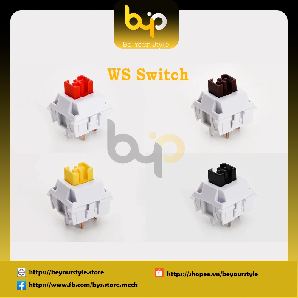 Switch WS | WS Red | WS Yellow | WS Brown | WS Black | Công tắc bàn ...