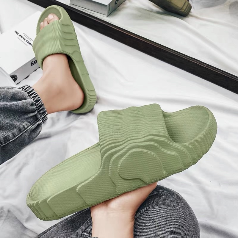 Dép quai ngang nam nữ đúc nguyên khối chống nước đi êm chân thời trang ...