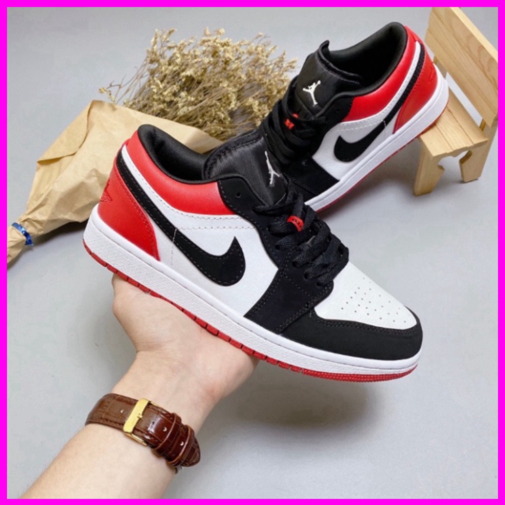 [FREE SHIP] Giày JD1 cổ thấp low đỏ đen thời trang hàng đẹp full ...