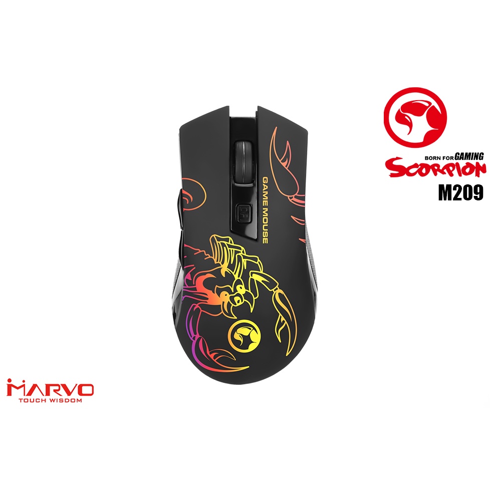 Chuột Gaming Marvo M209 Led RGB- Tự thay đổi màu- Chính hãng 100%-Full Box | Shopee Việt Nam