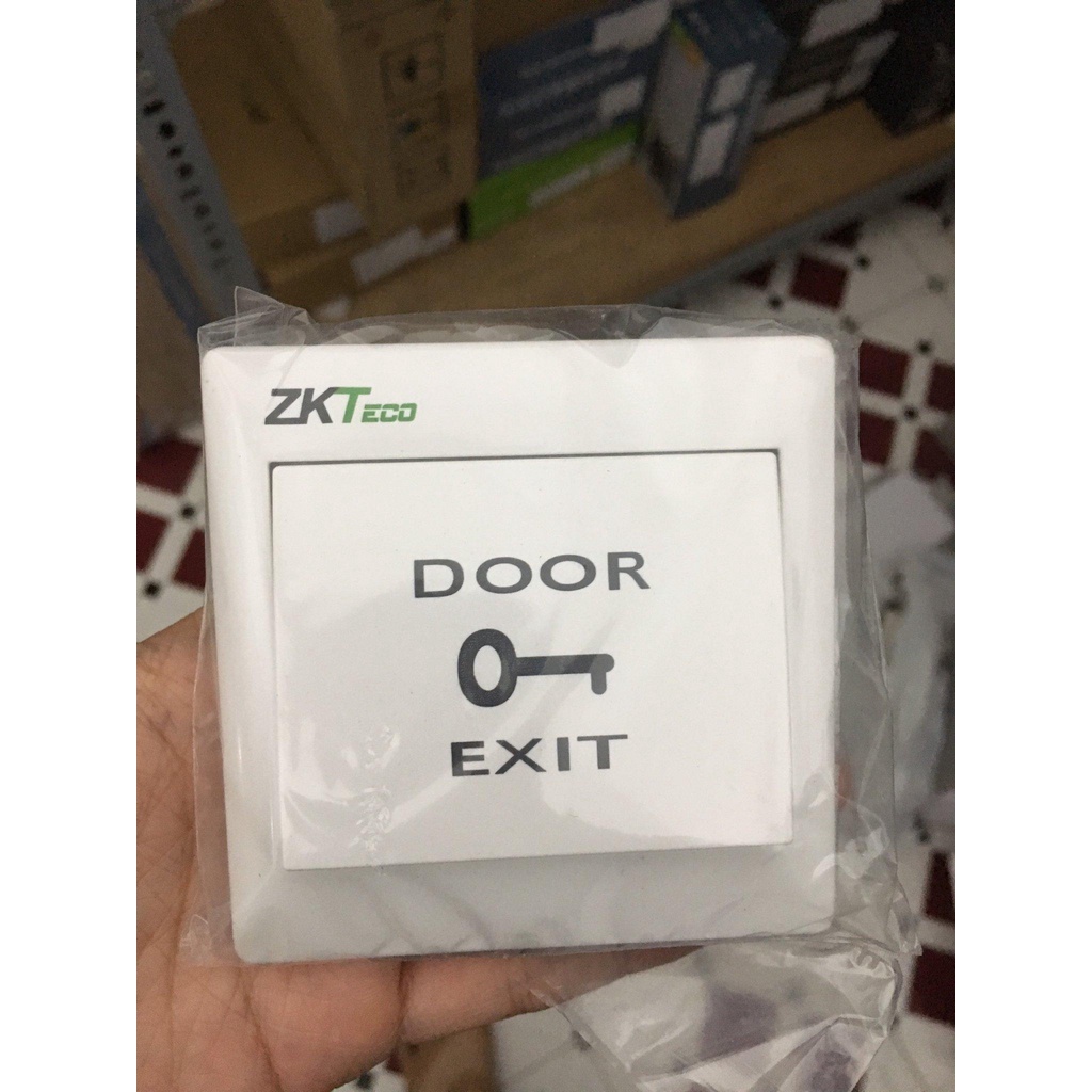 [Chính hãng] [Ảnh thật] Nút nhấn Exit nhựa ZKTeco EX-802 - KBONE STORE | Shopee Việt Nam