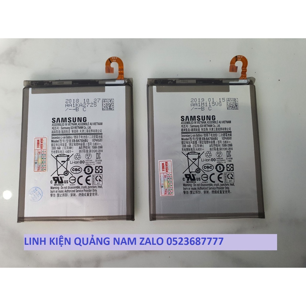 Pin SamSung A750 cho máy samsung a7 2018 ZIN BÓC MÁY | Shopee Việt Nam