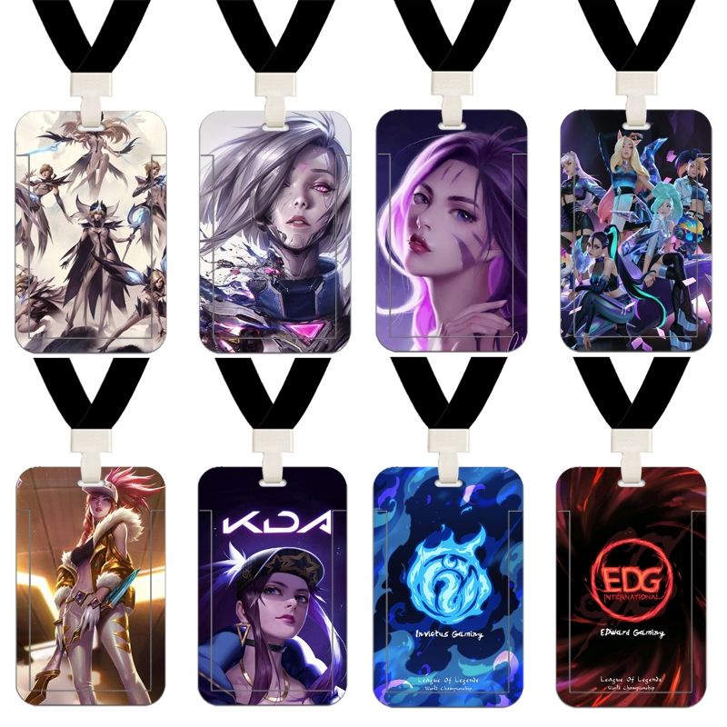 Ốp Điện Thoại Da Đựng Thẻ Tín Dụng / Danh Thiếp Cho Học Sinh Lplaisa KDA EDG LOL | Shopee Việt Nam