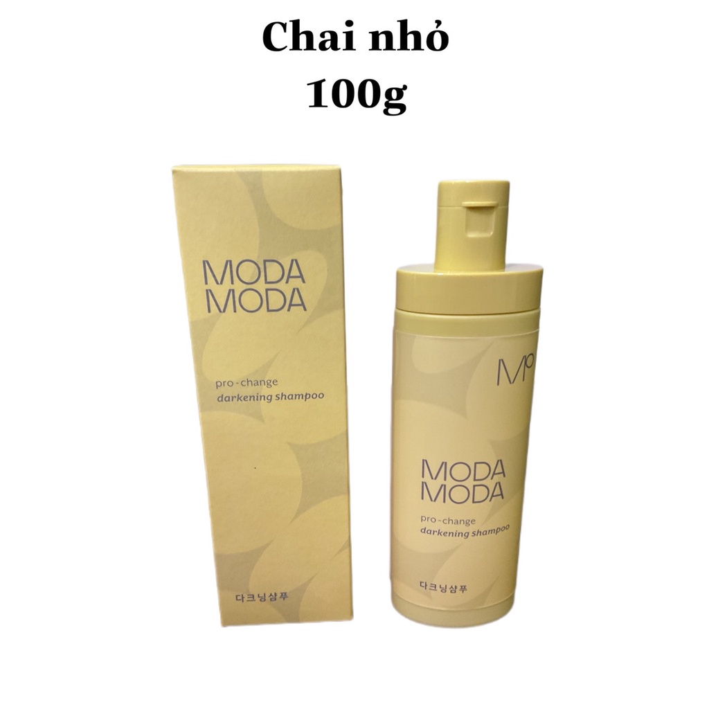 Dầu Gội Phủ Bạc Số 1 Hàn Quốc MODAMODA Pro-Change Darkening Shampoo | Shopee Việt Nam