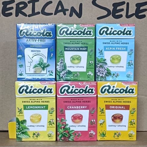 Kẹo Ngậm Ho Thảo Mộc hiệu Ricola Herb 40g-Đức (6 vị) | Shopee Việt Nam