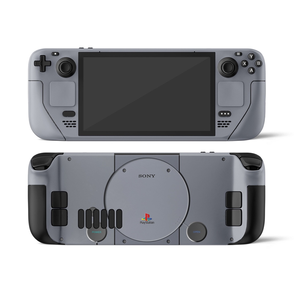 Skin dán Steam Deck mẫu Retro PlayStation 1 Inspired (Đã cắt sẵn chi ...