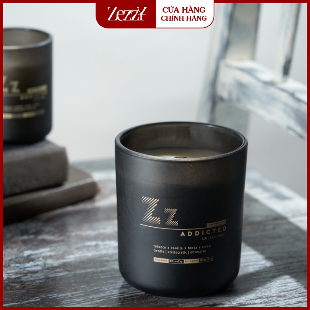 Nến Thơm Sang Chảnh ADDICTED hương Tobacco x Vanilla trầm ấm, quyến rũ ...