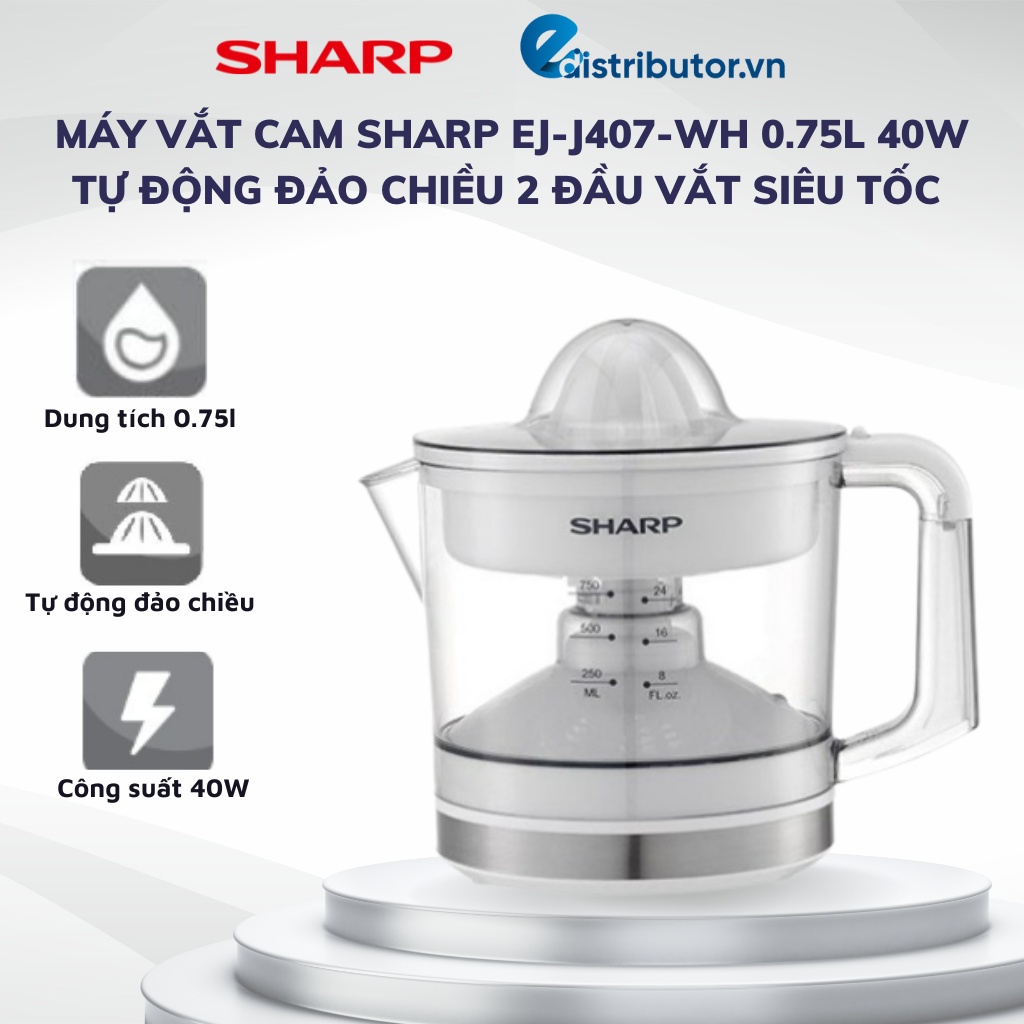 Máy Vắt Cam Sharp EJ-J407-WH | Shopee Việt Nam