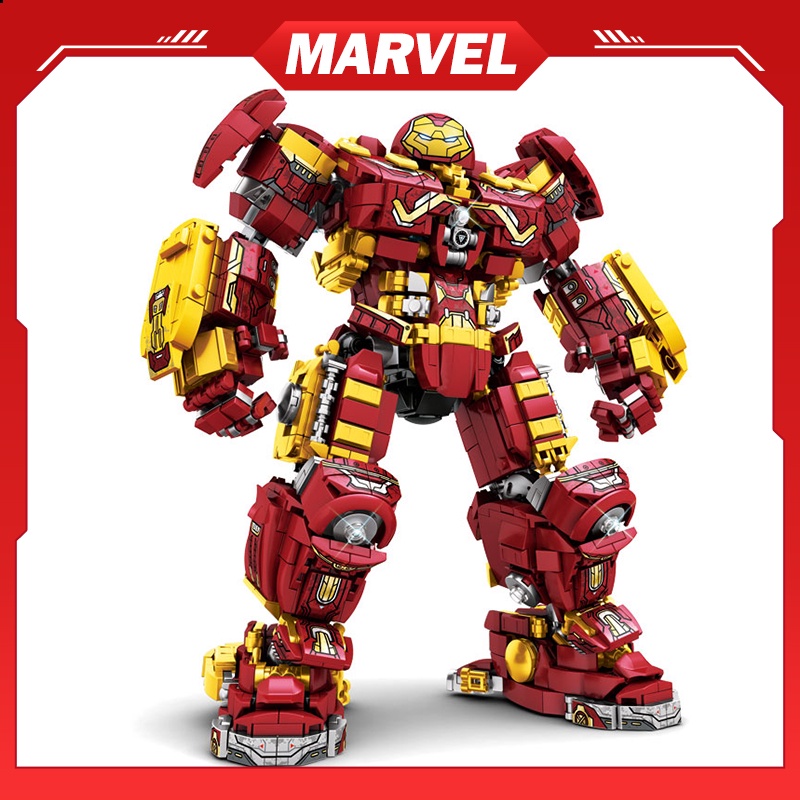 đồ chơi Lắp ráp Mô hình xếp hình Iron hero Marvel Superheroes Iron Man ...