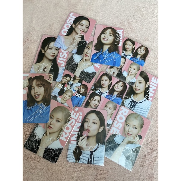 [OFFICIAL] Card Blackpink x Oreo mặc định df Jennie Lisa Jisoo Rosé ...
