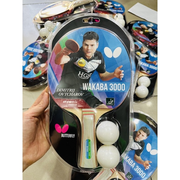 Vợt Bóng Bàn Butterfly Wakaba 3000(hàng chính hãng ) | Shopee Việt Nam